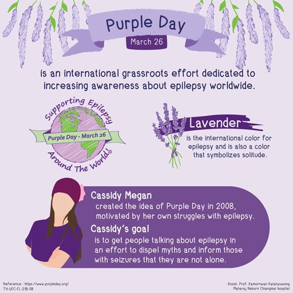 Purple Day สร้างความเข้าใจกับโรคลมชัก - Eisai's hhc Thailand
